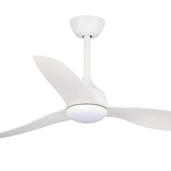 Claro Whisper DC Ceiling Fan 48" with Light. White | Universal Fans ...